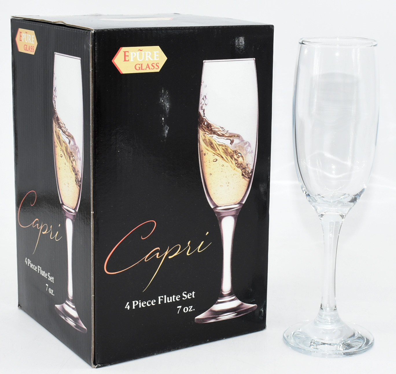 Leon Korol Company - Monthly Specials - CHAMPAGNE FLUTE 4PC SET 7OZ ...