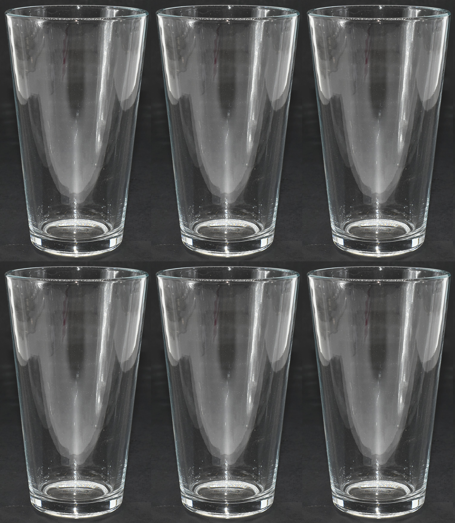 Leon Korol Company - Glassware - COOLER GLASS,6PC SET,15.75OZ, SIMPLE HOME