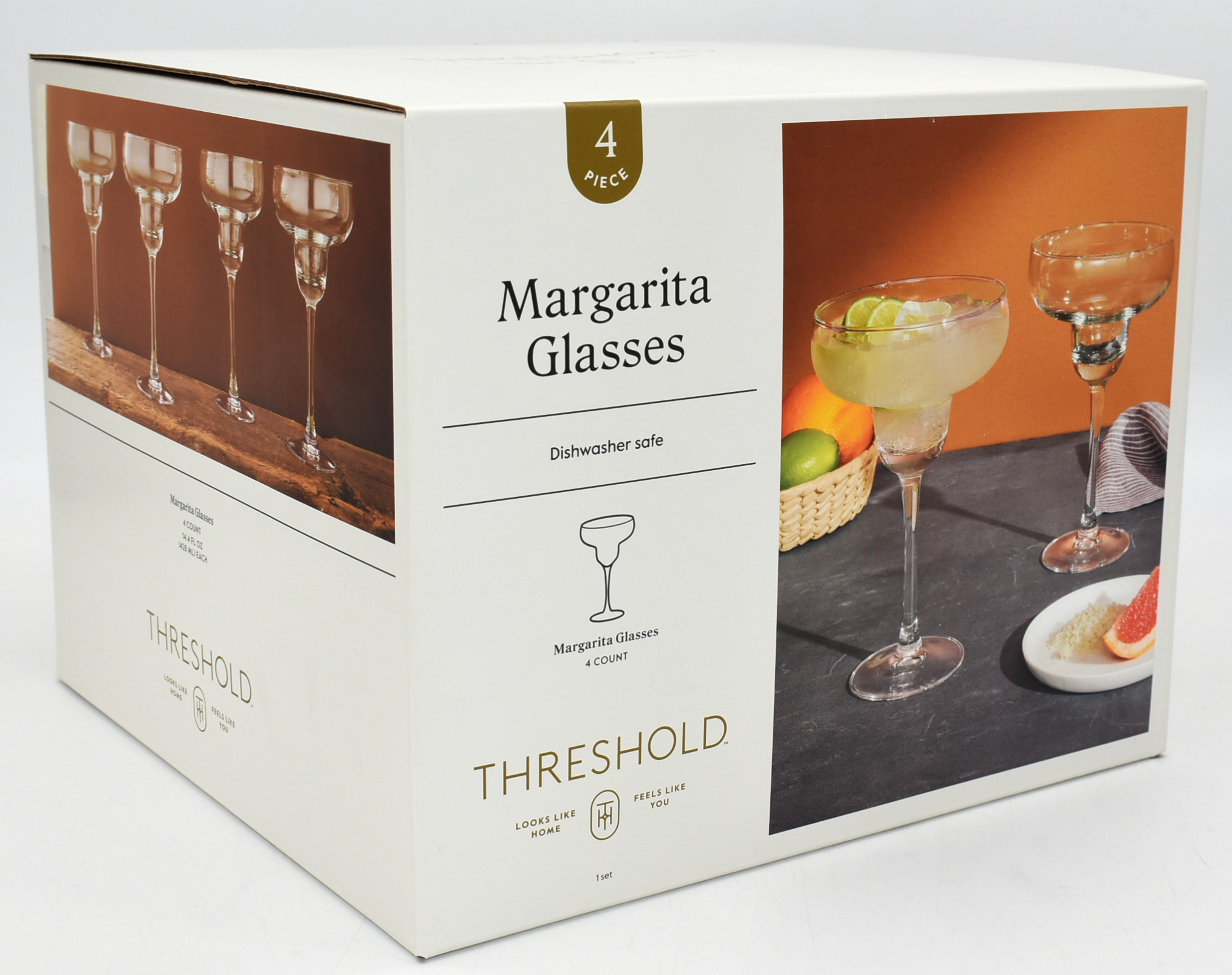 Leon Korol Company - Glassware - MARGARITA 4PC SET 14.4OZ TARGET
